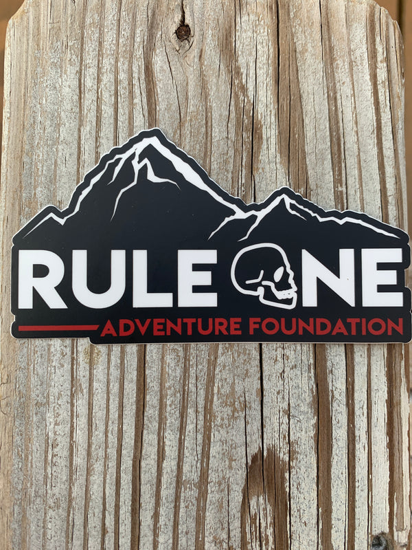 Rule One Adventure Foundation Sticker - Rule One Supply Room